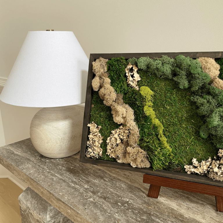 DIY Preserved Moss Wall Art – Petite Glimmers