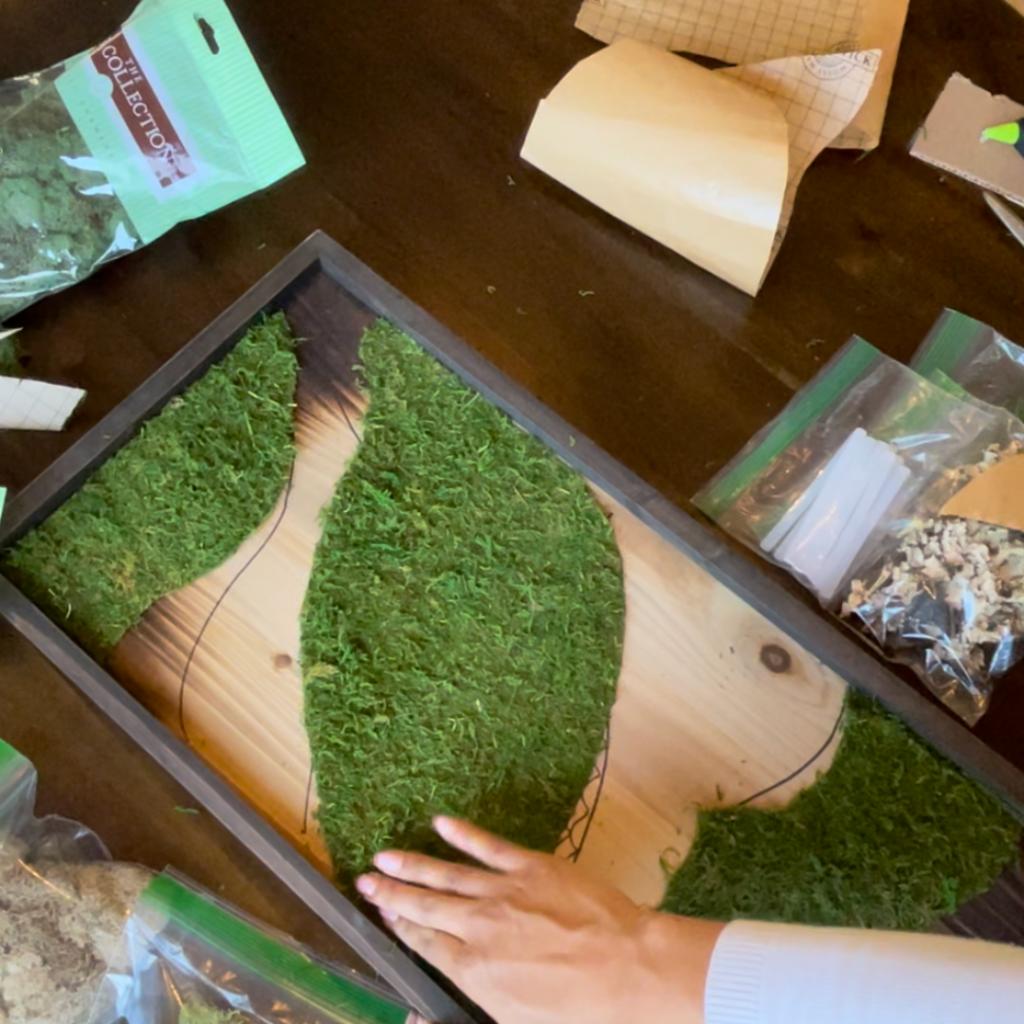 DIY Preserved Moss Wall Art – Petite Glimmers