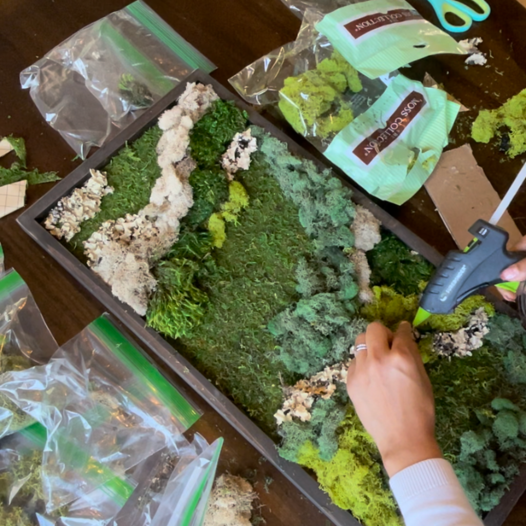 DIY Preserved Moss Wall Art – Petite Glimmers