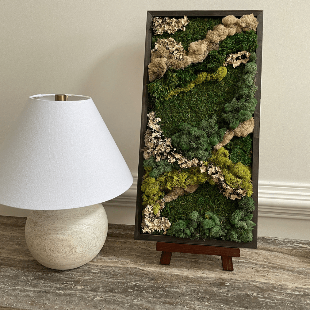 DIY Preserved Moss Wall Art – Petite Glimmers