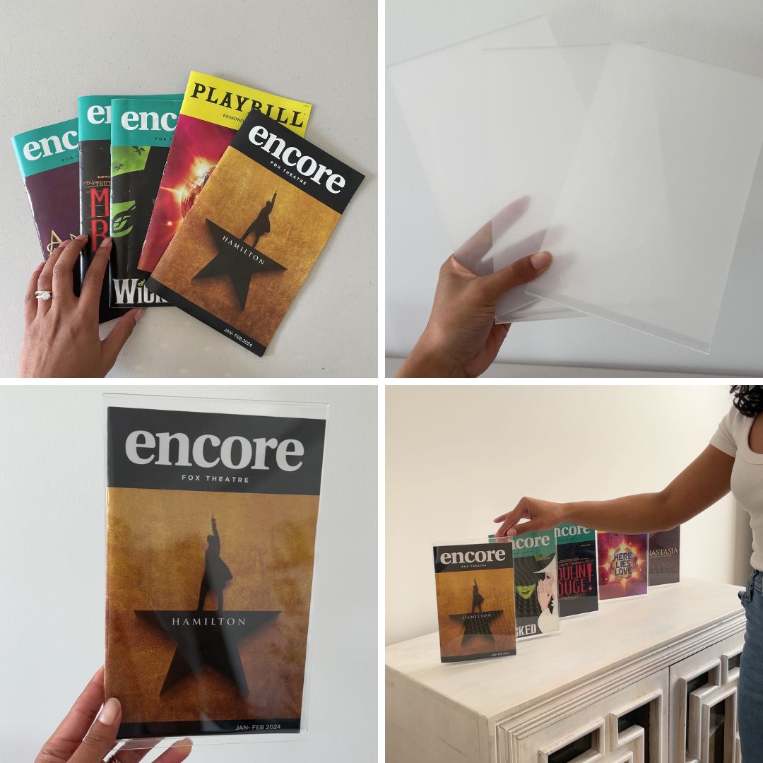 Simple Playbill Display Idea – Petite Glimmers