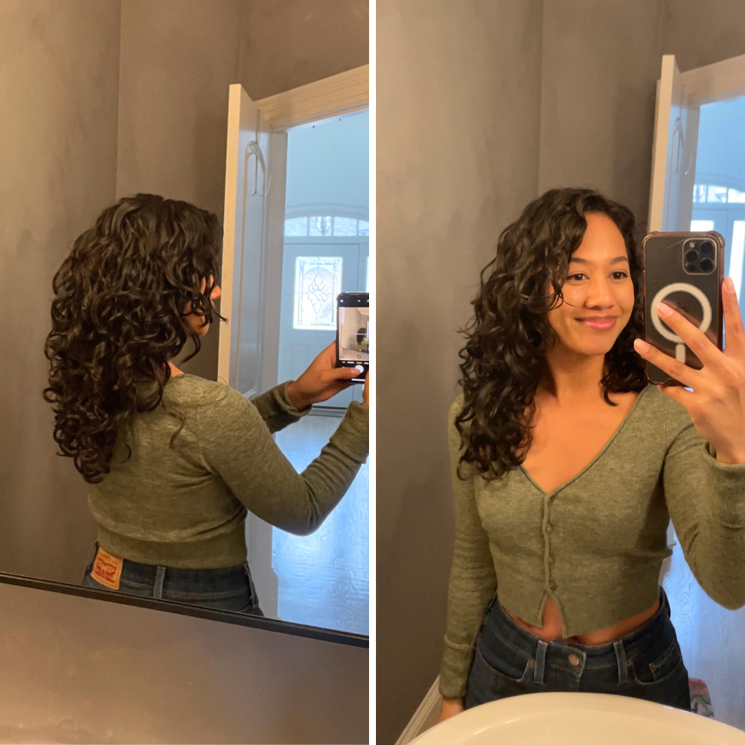 My 2B Curly Hair Routine – Petite Glimmers