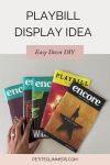 Simple Playbill Display Idea – Petite Glimmers