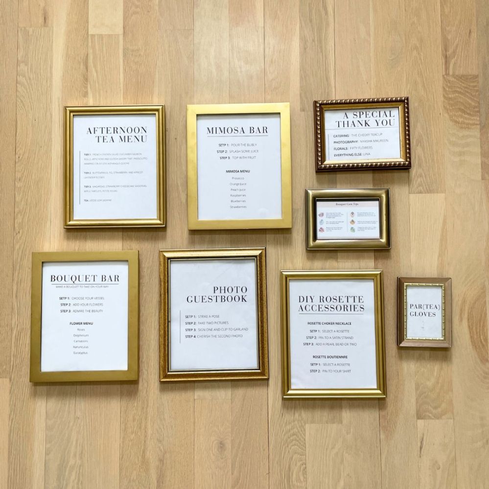 Party Signage Ideas + FREE Templates – Petite Glimmers