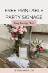 Party Signage Ideas + FREE Templates – Petite Glimmers